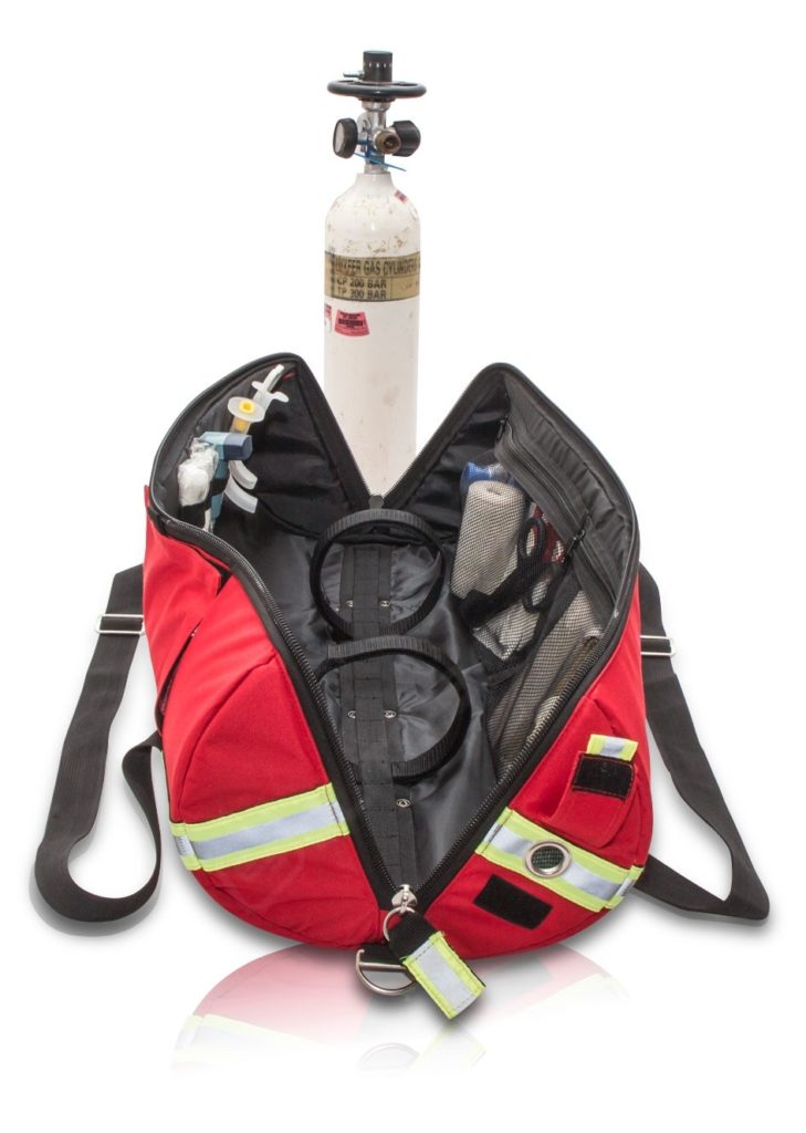 Syrgasväska Tube, röd - Medlife.se